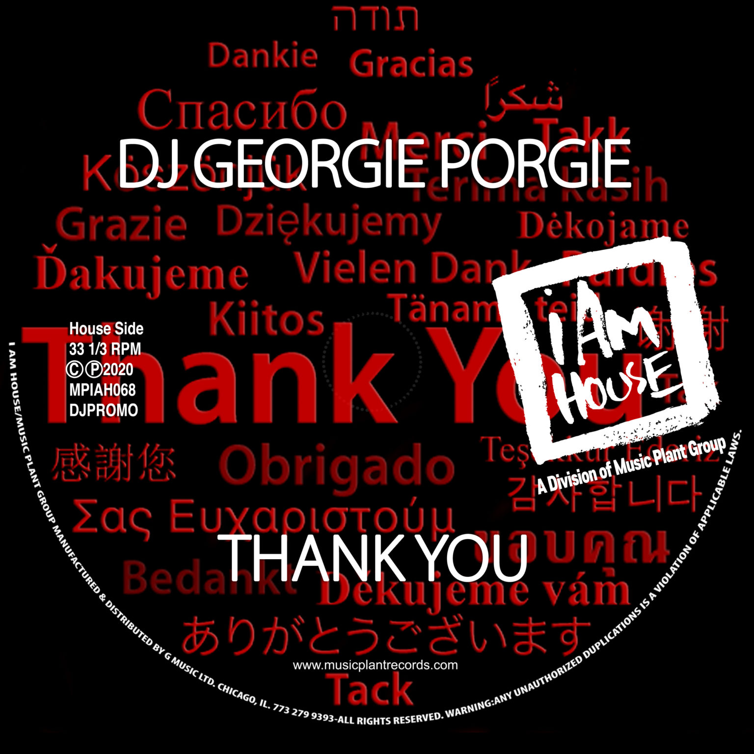 DJ Georgie Porgie- “Thank You” – Music Plant Group